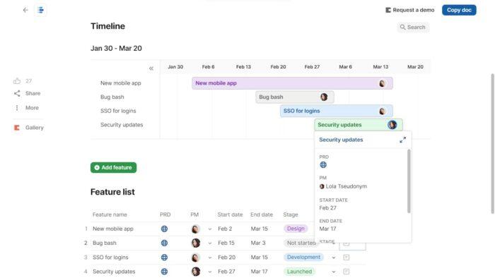 10 Free Coda Templates for Project Management with Alternatives