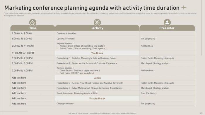 10 Free Conference Agenda Templates in Word & ClickUp