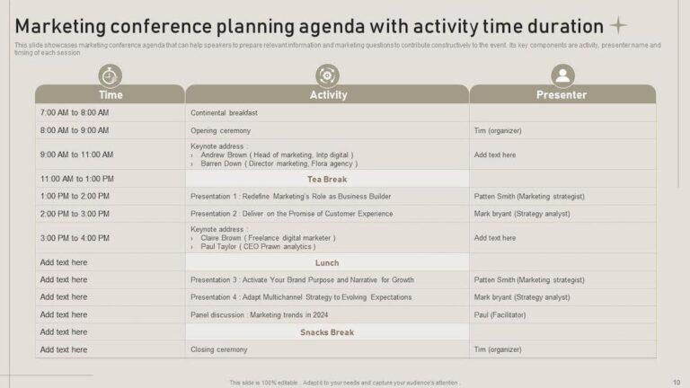 10 Free Conference Agenda Templates in Word & ClickUp