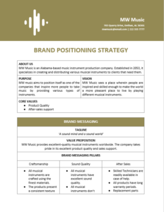 10 Free Product Positioning Templates in Word, PPT, and ClickUp