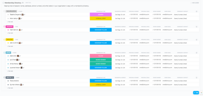 10 Free Directory Templates to Stay Organized | ClickUp