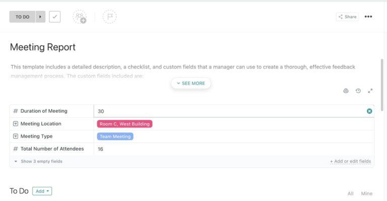 10 Free Meeting Notes Templates to Stay Organized | ClickUp