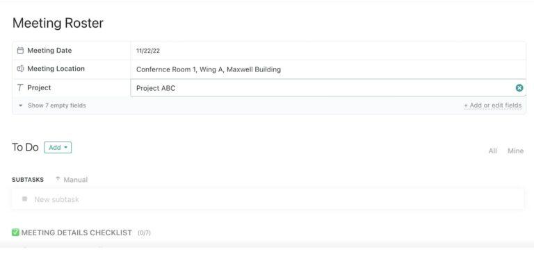 6 Free Attendance Sheet Templates in Excel and ClickUp