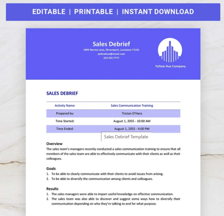 Top 10 Debriefing Templates for Project Reporting | ClickUp
