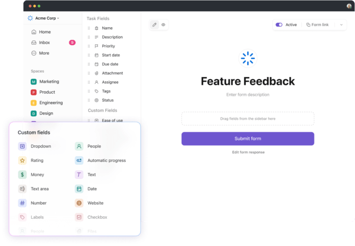 How to Make a Form Fillable in Adobe in Easy Steps | ClickUp