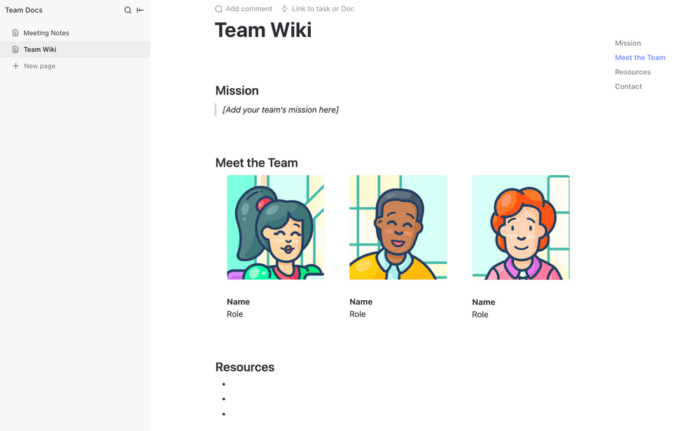 10 Wiki Templates in Word, PowerPoint, & ClickUp