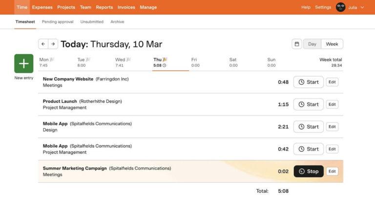 10 Best Time Clock Apps for Time Tracking in 2026