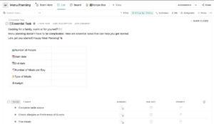 10 Free Dinner Menu Planning Templates | ClickUp