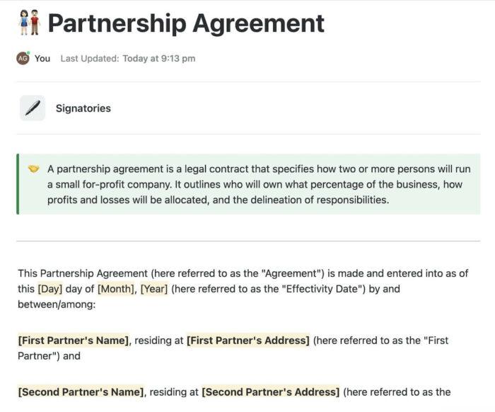 10 Free Collaboration Agreement Templates in Word & ClickUp