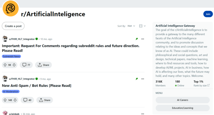 10 Best AI Subreddits to Discover and Learn Everything AI | ClickUp