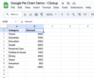 How To Make a Pie Chart in Google Sheets (Step-by-Step)