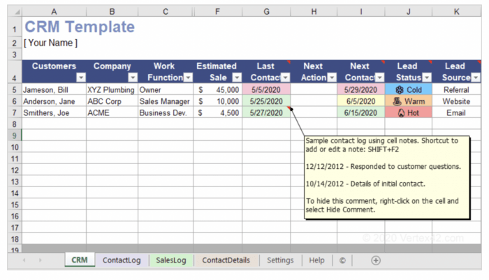 How to Build an Excel CRM (Templates and Alternatives) | ClickUp