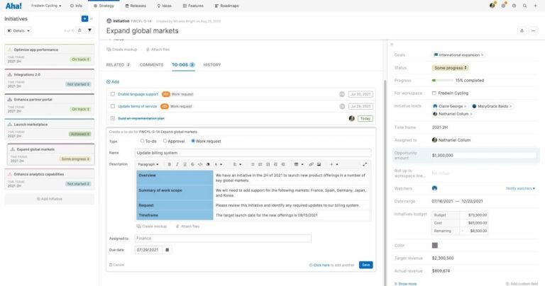 An Honest Aha! Review for Product Managers in 2024 | ClickUp