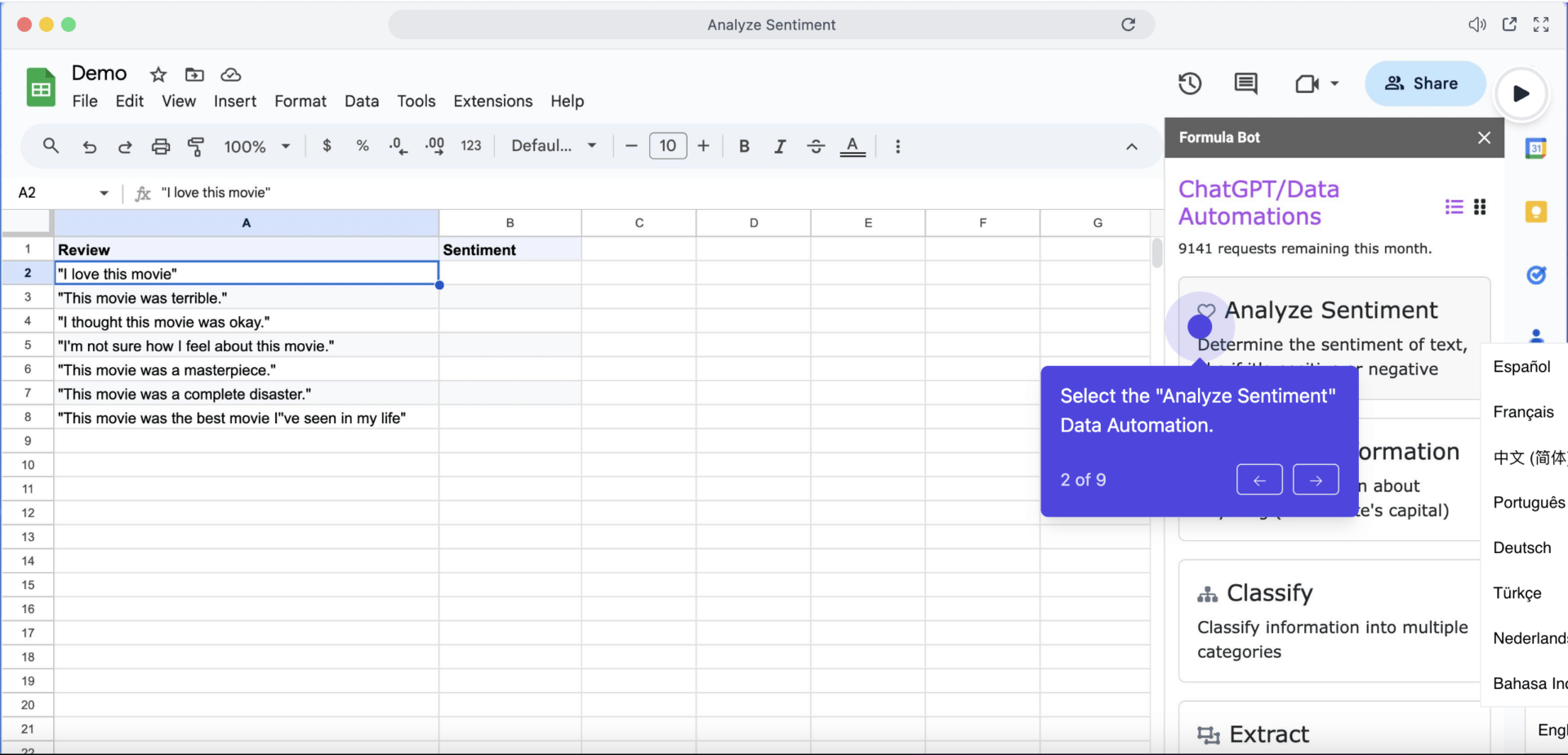 10 Best AI Tools For Google Sheets: Optimize Your Spreadsheets