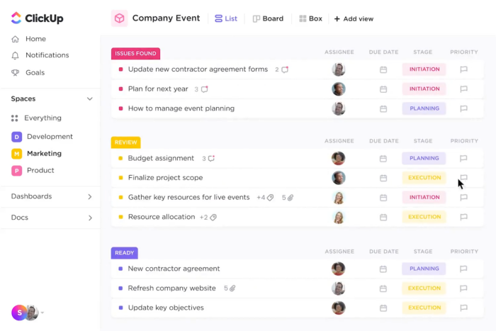 Optimizing Task Categories and Types for Project Management | ClickUp