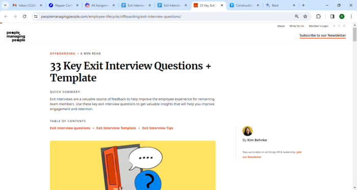 Top 10 Free Exit Interview Templates & Questions for HR Teams