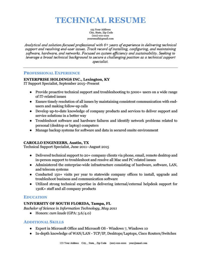 Technical Resume Templates to Stand Out to Recruiters in 2025