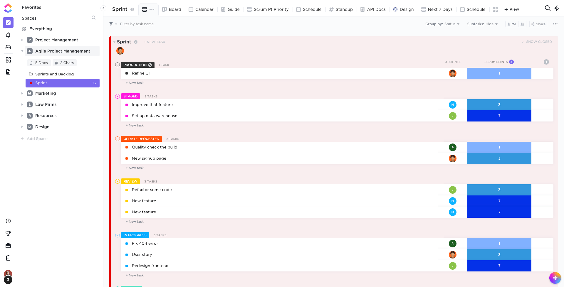How to Build Agile Dashboards for Your Software Team | ClickUp
