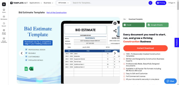 10 Free Construction Bid Templates for Your Projects | ClickUp