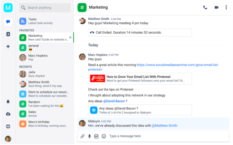 10 Best Team Group Chat Apps for Businesses in 2025