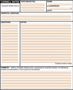 5 Cornell Notes Templates in Google Docs, Word, & ClickUp