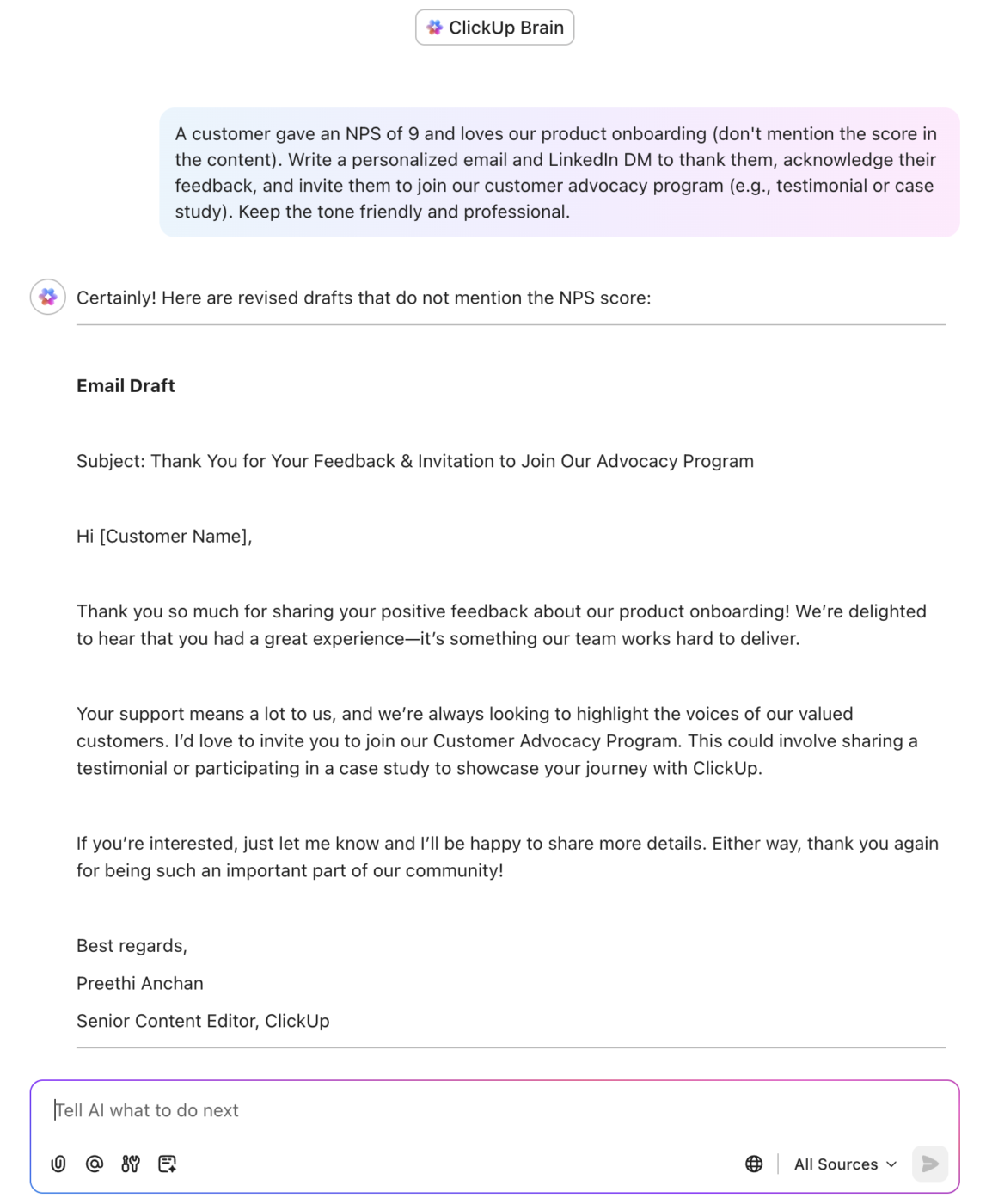 How to Create Copilot Prompts with 10 Examples | ClickUp