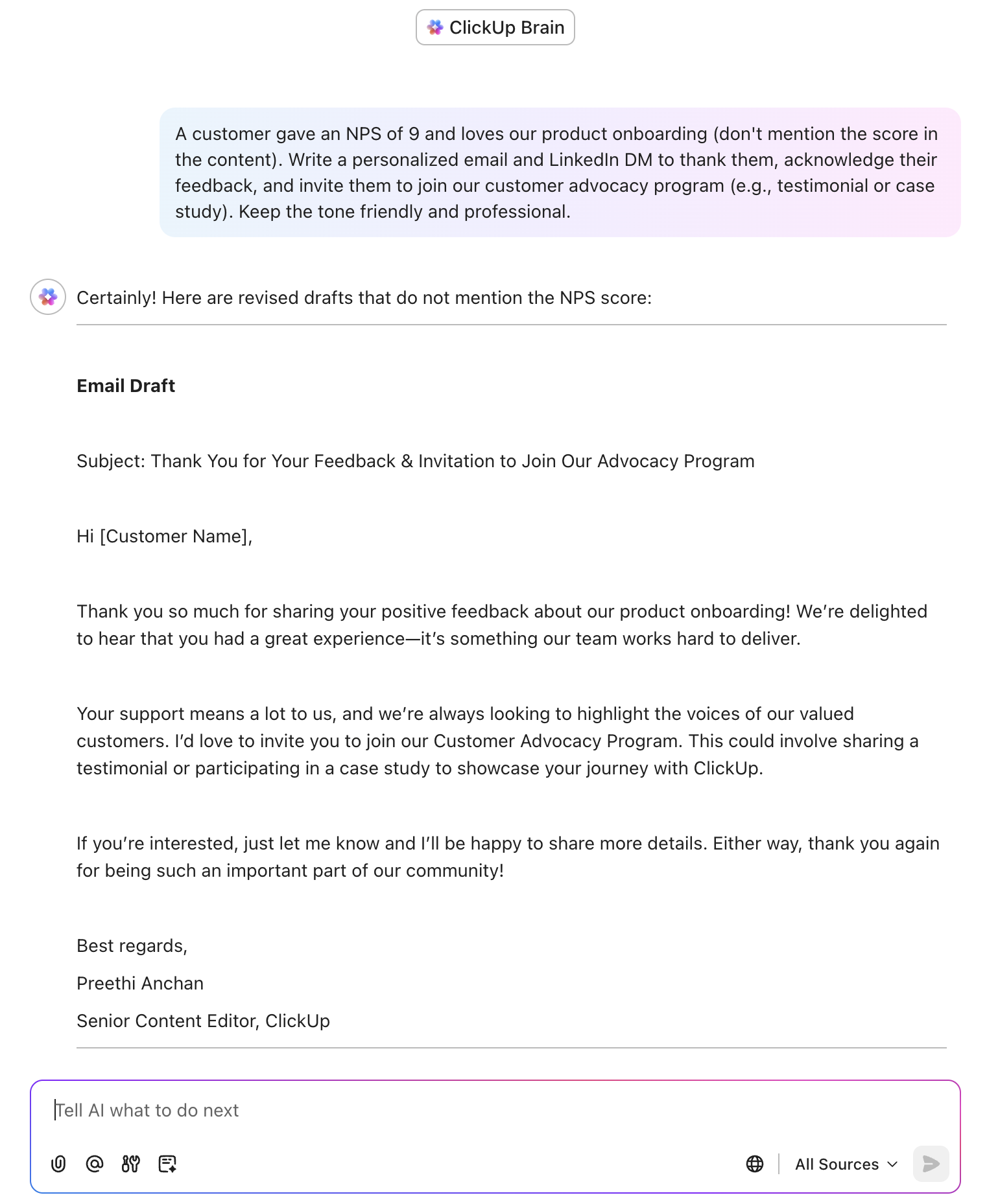 How to Create Copilot Prompts with 10 Examples | ClickUp
