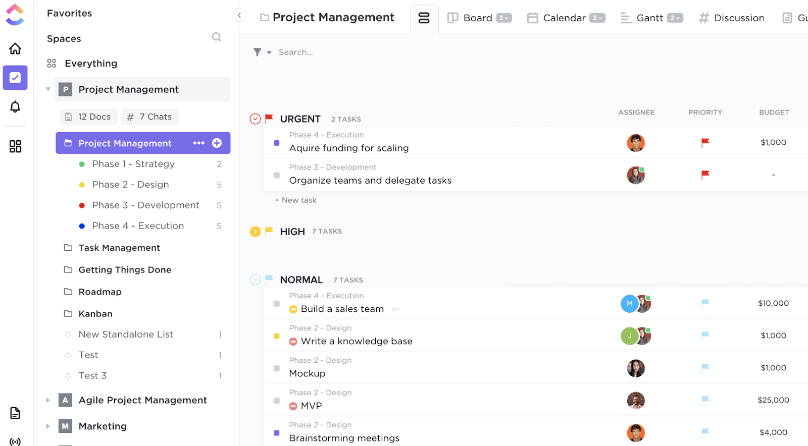 10 Different Types of Project Management Software | ClickUp