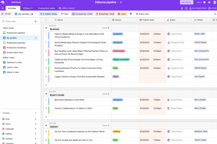 Airtable Vs. Smartsheet: Which Project Management Tool is Best?