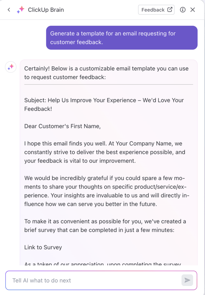 When & How to Ask for Client Testimonials | ClickUp