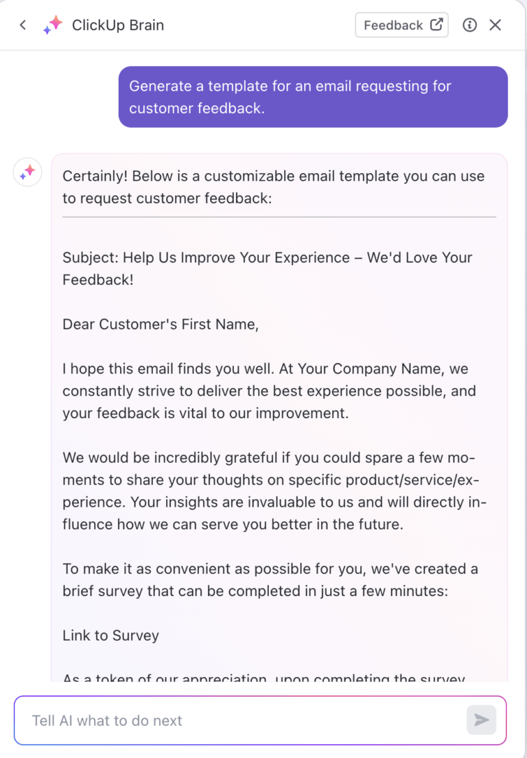 When & How to Ask for Client Testimonials | ClickUp