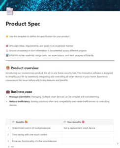 10 Functional Specification Document Templates