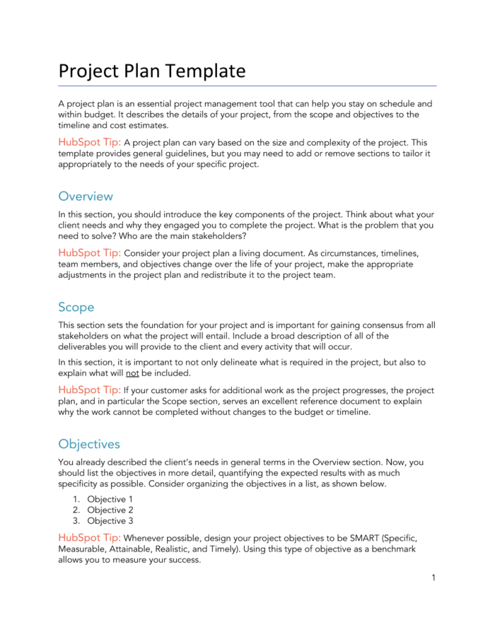 Project Plan Templates in Google Docs | ClickUp