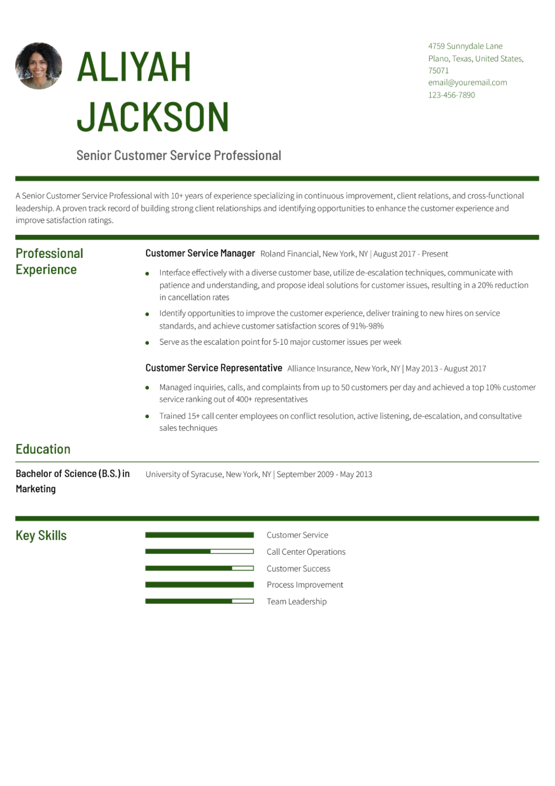 10 Customer Service Resume Examples to Stand Out