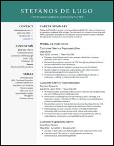 10 Customer Service Resume Examples to Stand Out