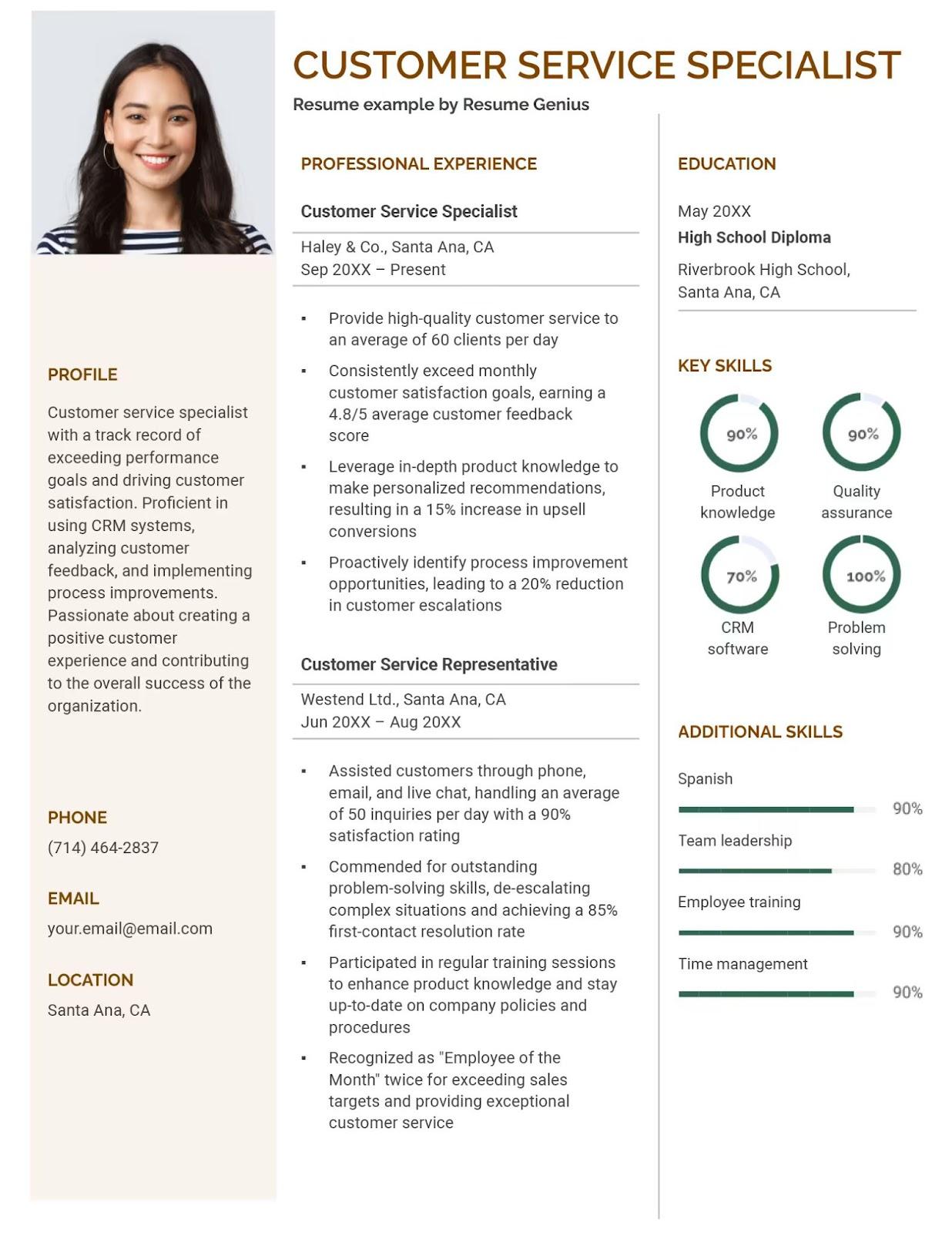 10 Customer Service Resume Examples to Stand Out