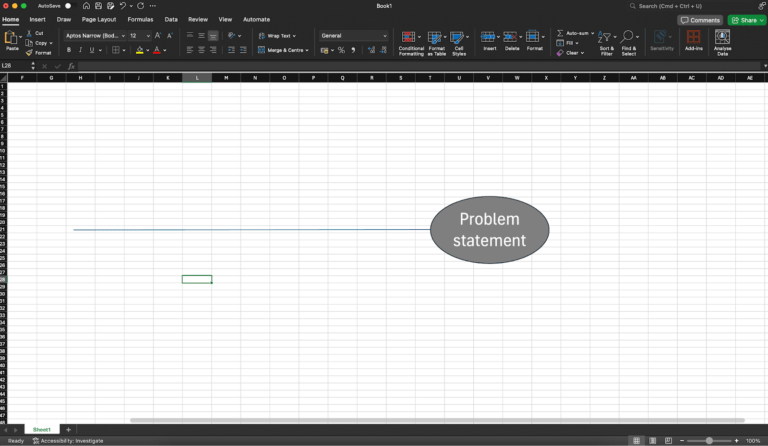 How to Create a Fishbone Diagram in Excel