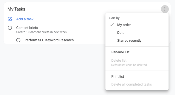 Google Keep Vs. Google Tasks: What's the Difference?