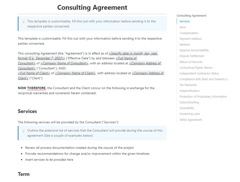 How to Write a Service Agreement (+Template) | ClickUp