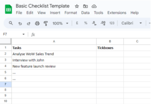 How to Create a Checklist in Google Sheets | ClickUp