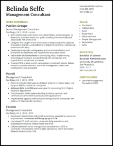 Consulting Resume Examples to Stand Out to Recruiters