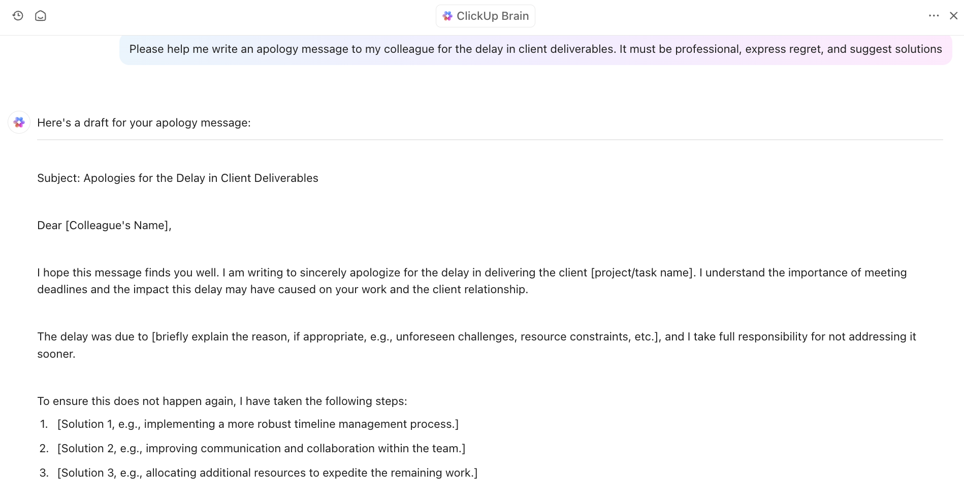 How to Apologize for a Mistake Professionally at Work | ClickUp