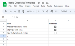 How to Create a Checklist in Google Sheets | ClickUp