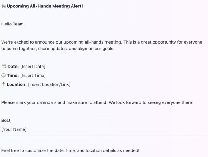 How to Run an All-Hands Meeting (With Agenda Templates)