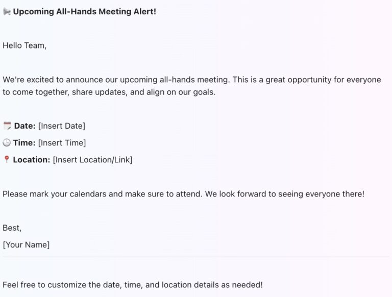 How to Run an All-Hands Meeting (With Agenda Templates)