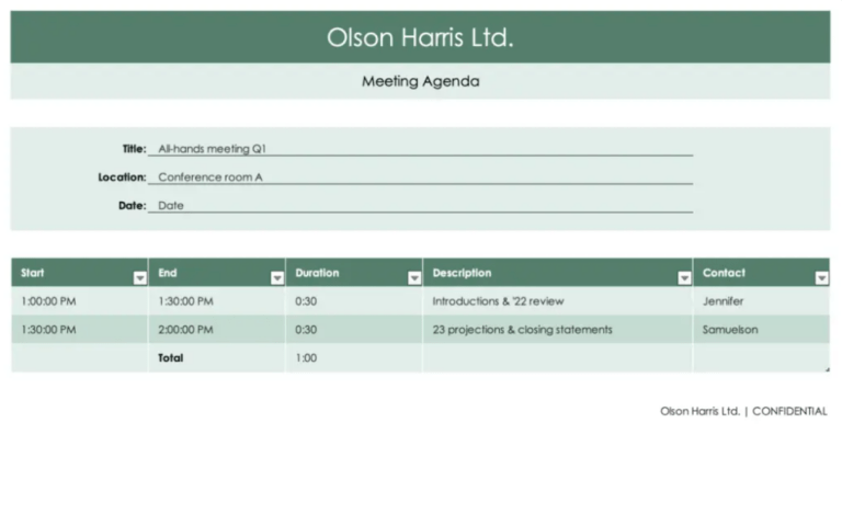 10 Free Level 10 Meeting Templates in Excel & ClickUp