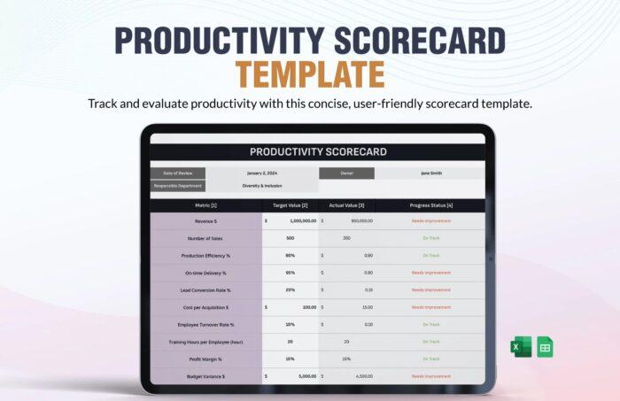 12 Free Productivity Templates (Charts, Reports, & Spreadsheets)