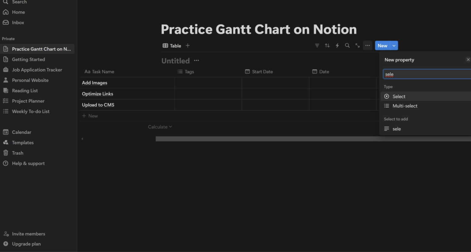 How to Create a Gantt Chart in Notion (With Steps) | ClickUp