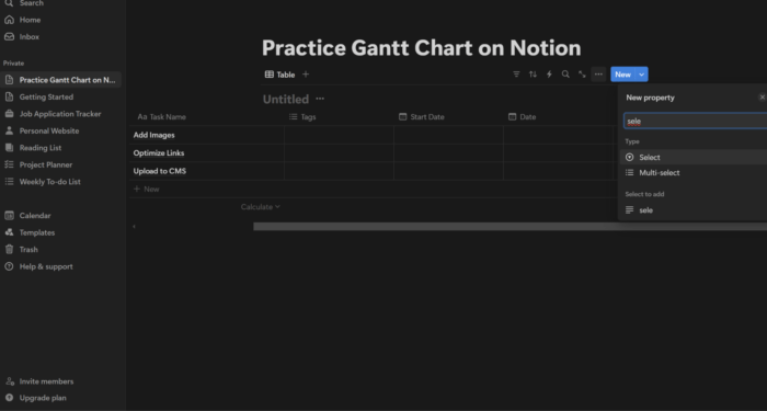 How to Create a Gantt Chart in Notion (With Steps) | ClickUp