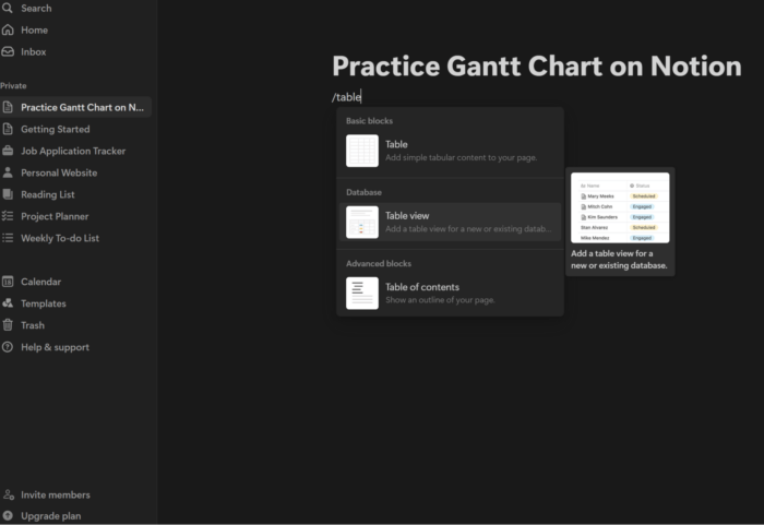 How to Create a Gantt Chart in Notion (With Steps) | ClickUp